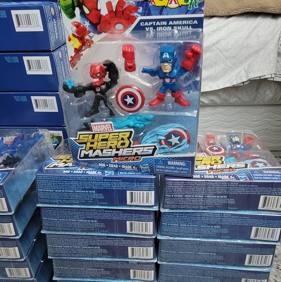 Marvel | Toys | Bundle Of 2 Marvel Super Hero Masher Micro Action ...